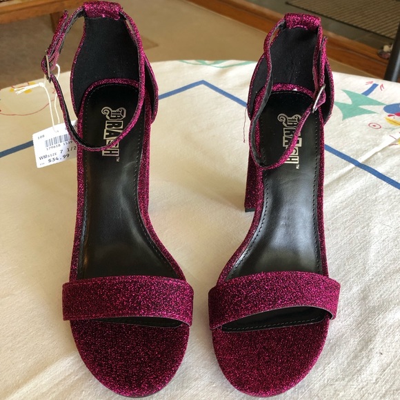 Brash | Shoes | Brash Hot Pink Sparkly Heels Size 75 Brand New | Poshmark
